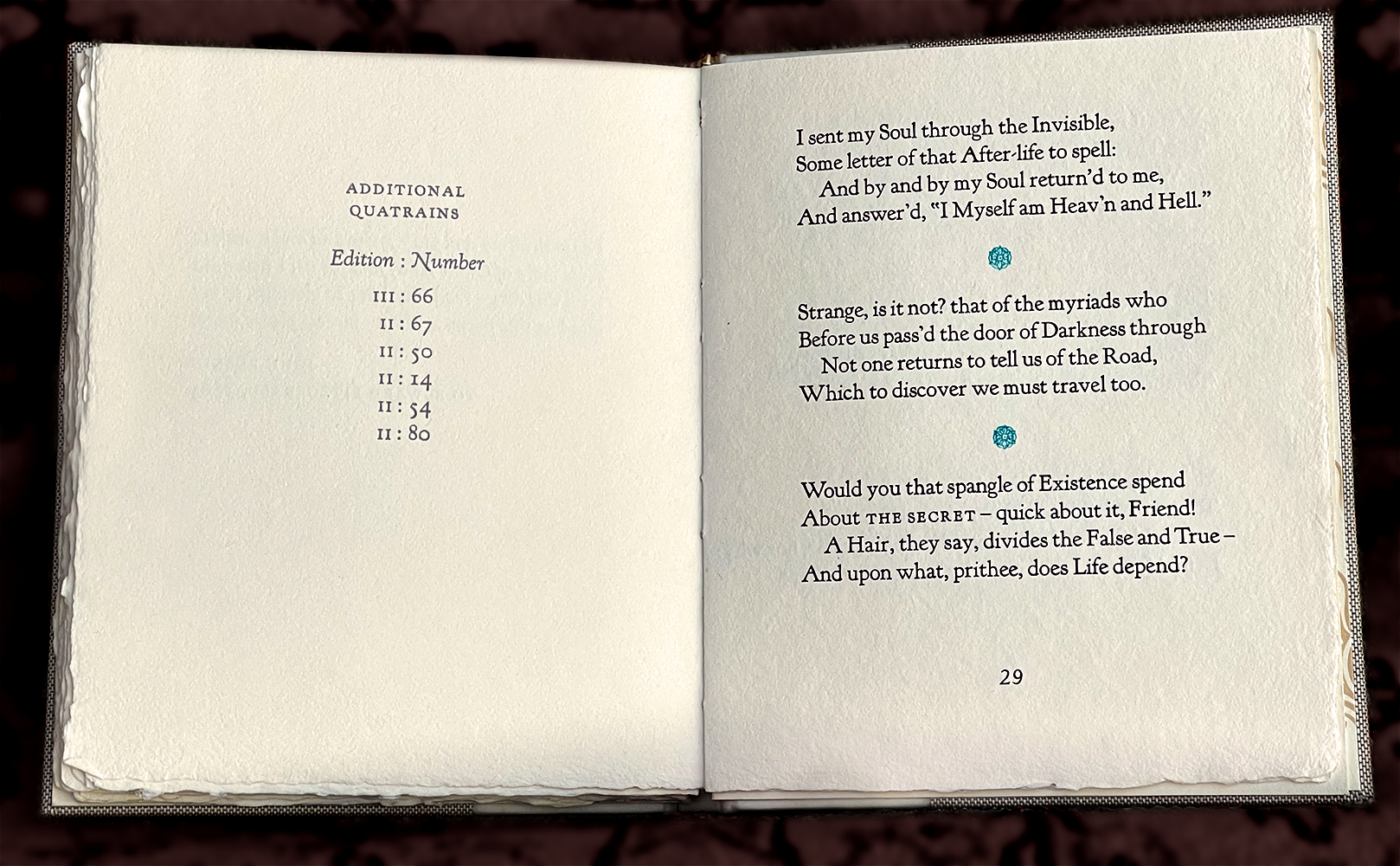 Edward FitzGerald’s Rubáiyát of Omar Khayyám - The Petrarch Press